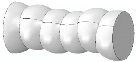 Three Dimensional Representation Of The Strut Model Produced Using The
