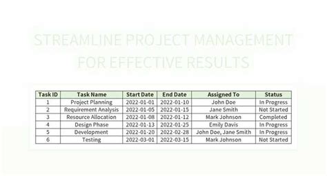 Master Project Management For Optimal Outcomes Excel Template Free