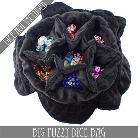Big Fuzzy Dice Bag 6 Colors