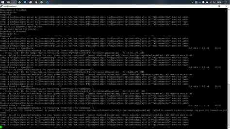 Errors During Downloading Metadata For Repository Powertools For Cyberpanel General