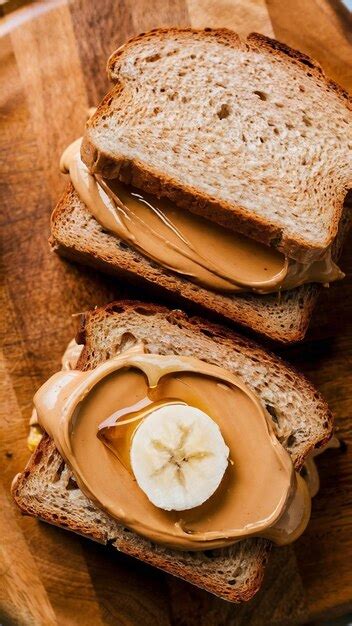 Peanut Butter Sandwiches Premium Ai Generated Image