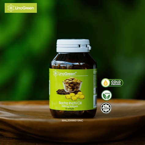 Sacha Inchi Oil 530mg Softgels Linogreen