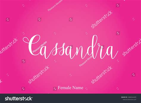 Cassandra Lettering 5 รายการ ภาพ ภาพสต็อกและเวกเตอร์ Shutterstock