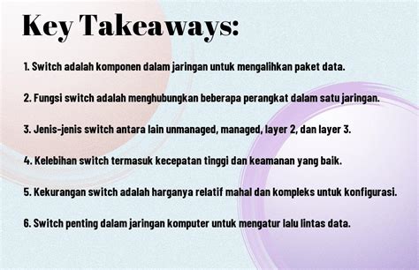 Switch Adalah Pengertian Fungsi Jenis Jenis Kelebihan Dan