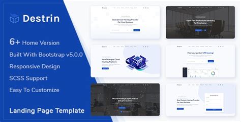 Destin Bootstrap Landing Page Template Makaz