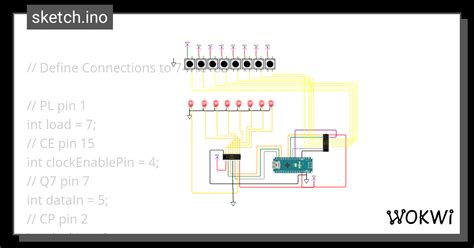 8 Taster Mit Mux Wokwi Esp32 Stm32 Arduino Simulator
