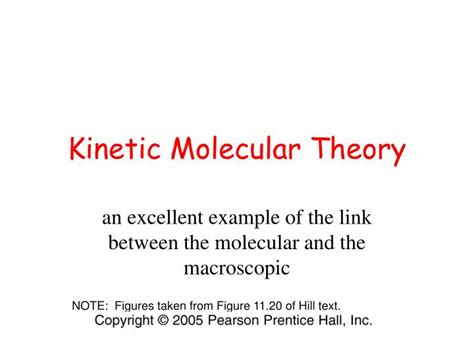 Ppt Kinetic Molecular Theory Powerpoint Presentation Free Download
