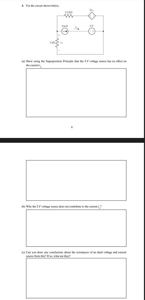 For The Circuit Shown Below A Show Using Studyx