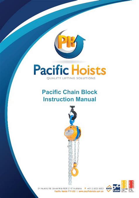 PDF Pacific Chain Block Instruction Manual DOKUMEN TIPS