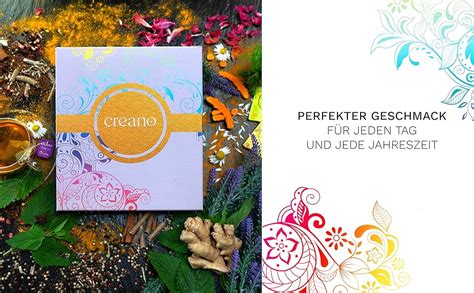 Creano Bio Kräutertee Geschenkset ORGANIC HERBAL TEA 45 Bio