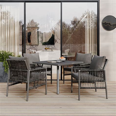 Xdeer Garten Essgruppe Garten Essgruppe Gartenmöbel Set Mit 5 Teiliges