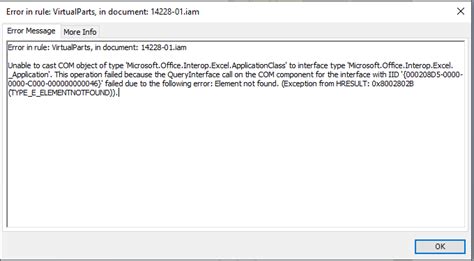 Ilogic Add Standard Virtual Parts From An Excel File Autodesk Community