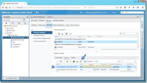 Delete Partitions In Vmware Esxi 6 Via Gui 4sysops