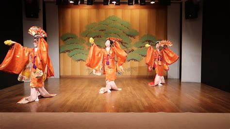 Japanese Folk Dance Group Practice