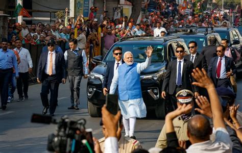 PM Modi Roadshow EC Responds To Congress Claims Says No Proof