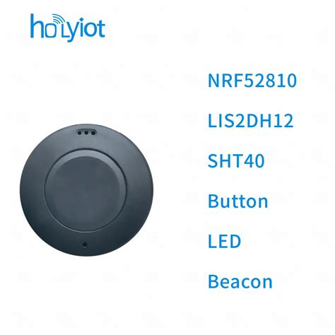NRF Eddystone Beacon Tag Accelerometer LIS DH SHT Temperature Humidity Bluetooth