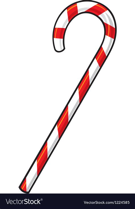 Candy Cane Royalty Free Vector Image Vectorstock