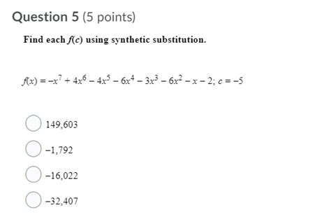 Solved Question 4 5 Points Describe The End Behavior Of Chegg Com