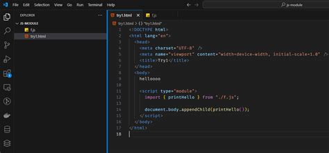 Javascript Simple JS Module Import In HTML Won T Work Stack Overflow
