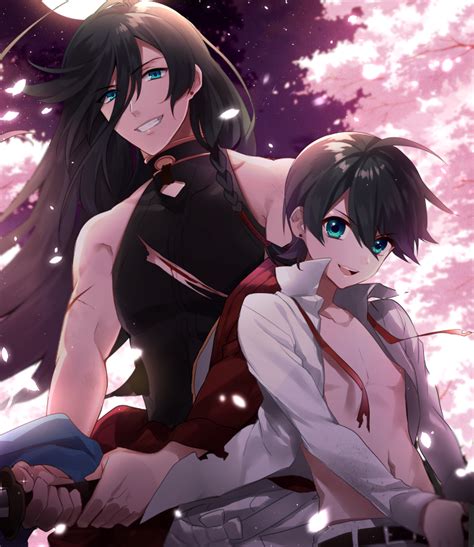 Izumi No Kami Kanesada And Horikawa Kunihiro Touken Ranbu Drawn By