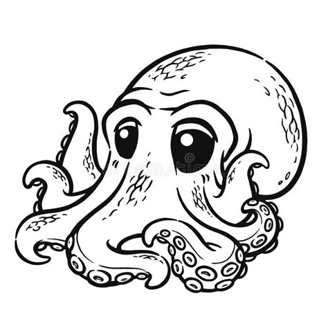 Octopus 向量例证 插画 包括有 水族馆 生物 钉书匠 动画片 礁石 生活 地点 绘画 268106466