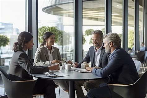 Premium Photo Business Conversation