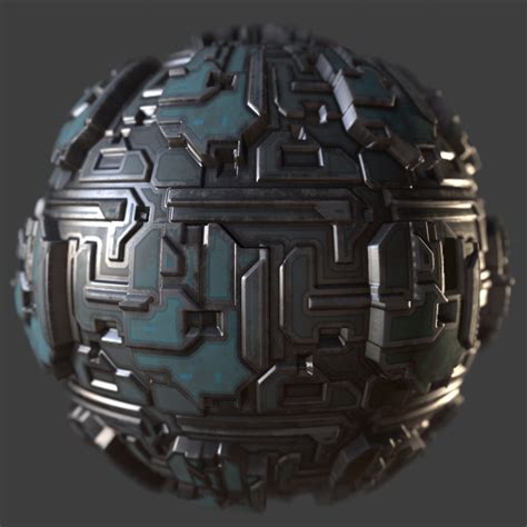 Spaceship Panels Pbr Material Texture Download