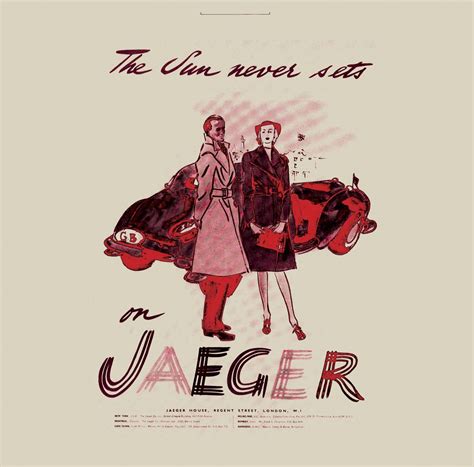 Vintage Jaeger British Fashion Brands Retro Men Jaeger