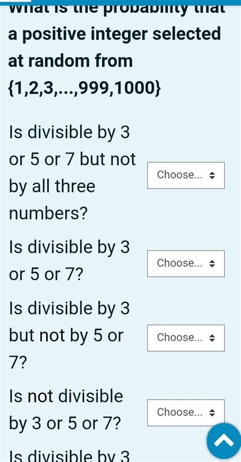 Solved A Positive Integer Selected At Random From