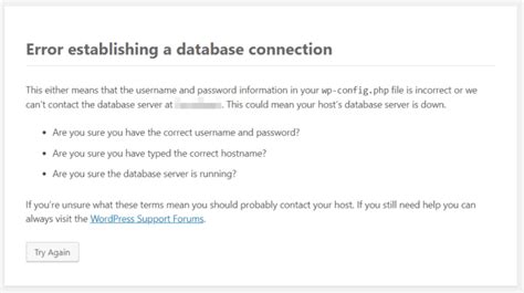 How To Repair The Wordpress Database