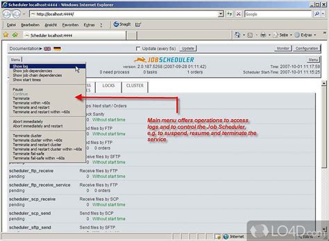 Job Scheduler Screenshots