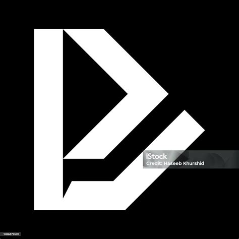 Minimal Dp Logo Icon Of A Dp Letter On A Luxury Background Logo Idea