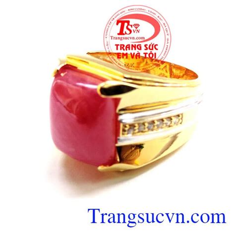 Nhẫn Nam Ruby Nhẫn Nam Đẹp Trang SỨc Nam Trangsucvn