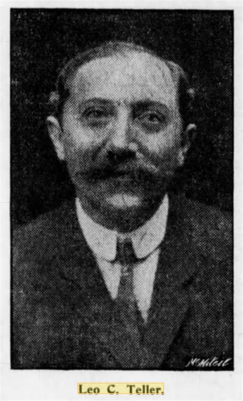 Photograph Of Leo C Teller