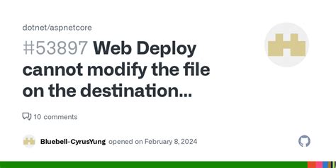 Web Deploy Cannot Modify The File On The Destination Because It Is Locked By An External Process