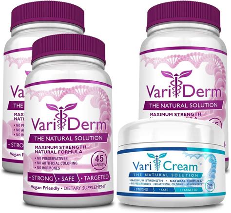 Varicream Varicose And Spider Veins Cream Relieve Pain And Strain