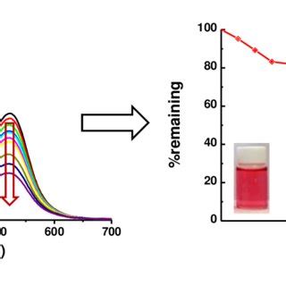 A Example Of Color Fading With Time Of A Dye In A Model Beverage