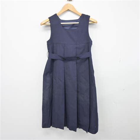 【中古】神奈川県 清泉女学院中学高等学校 女子制服 1点（ジャンパースカート）sf038356 中古制服通販パレイド