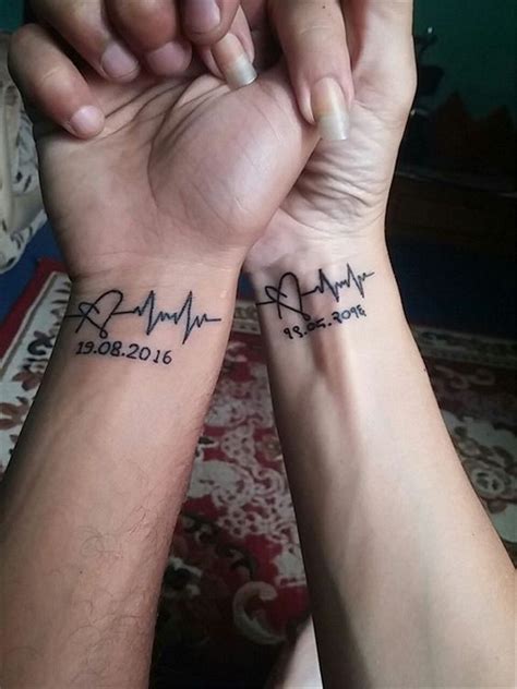 Matching Heart Tattoos For Couples Printable Calendars At A Glance