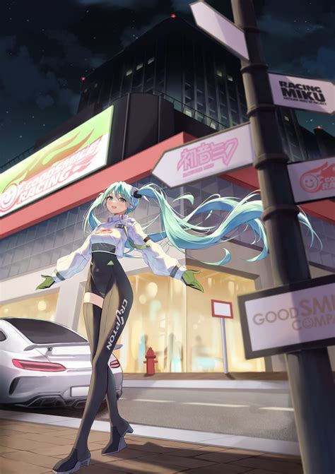 Okey Goodsmile Racing Vocaloid Hatsune Miku Racing Miku Bodysuit