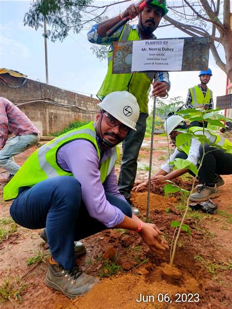neeraj dubey on linkedin a step to save the environment 🌴