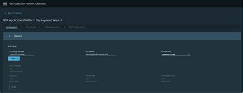 Nsx Application Platform Napp Deployment Using Automation Appliance