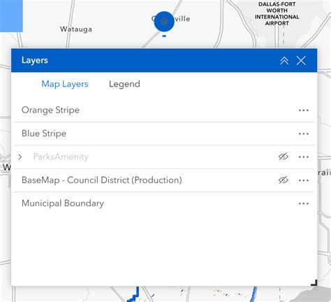 Getting The Function Of The Map Layerslegend Widg Esri Community