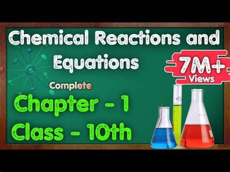Chemical Reactions And Equations Class Science CBSE NCERT KVS Equations Chemical Reactions