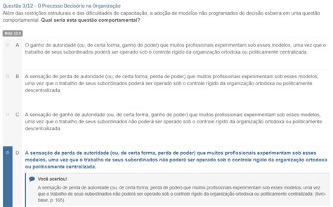 Objetiva O Processo Decisório Na Organização O Processo Decisório Na