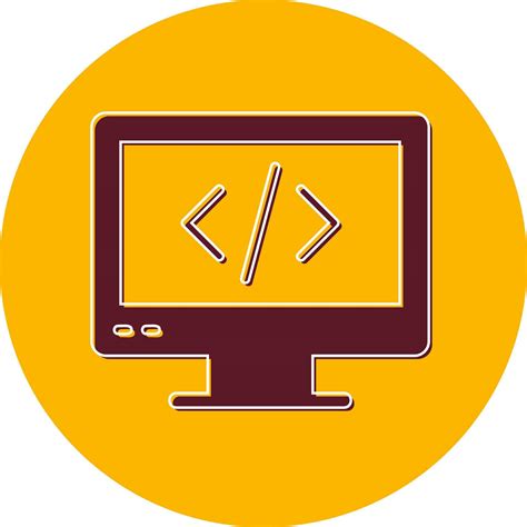 Web Coding Vector Icon 31445738 Vector Art At Vecteezy