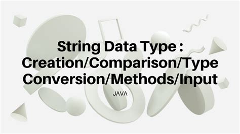 Java 문자열string 생성비교타입 변환메소드입력받기입력받을 때 주의할 점