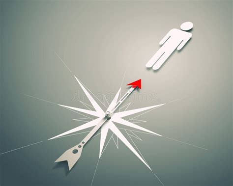 Compass Of Success Stock Illustration Illustration Of Pointing 38457809