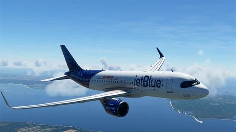 A32nx Jetblue Airways Binary Code Livery 8k Ultra For Microsoft