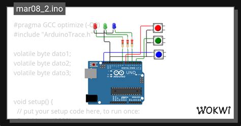 Botones Assembly Wokwi ESP STM Arduino Simulator